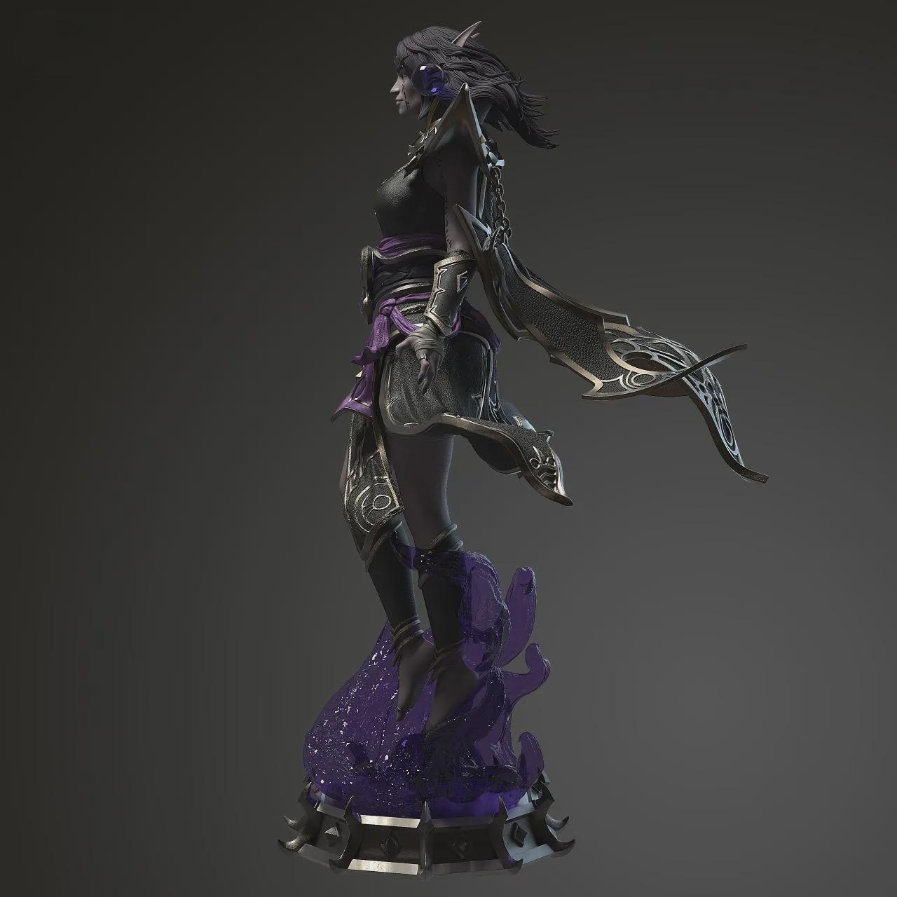 The Harbinger of the Void - Xal'atath 1/6 Scale 3D Print STL - Etsy