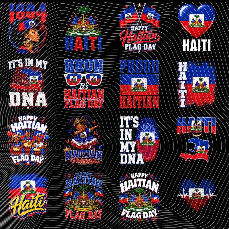 Haiti Flag Designs - Etsy