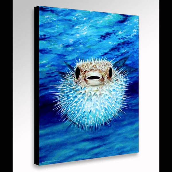 Puffer Fish Art - Etsy