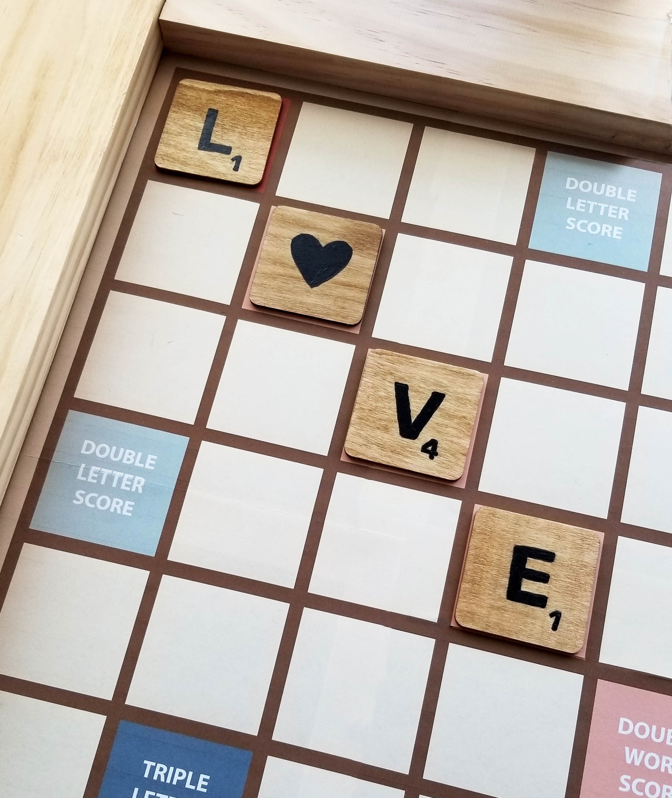 Large Scrabble Tiles - Personalized - Wooden Tiles - Customized Decor ...