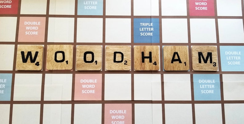 Large Scrabble Tiles - Personalized - Wooden Tiles - Customized Decor ...