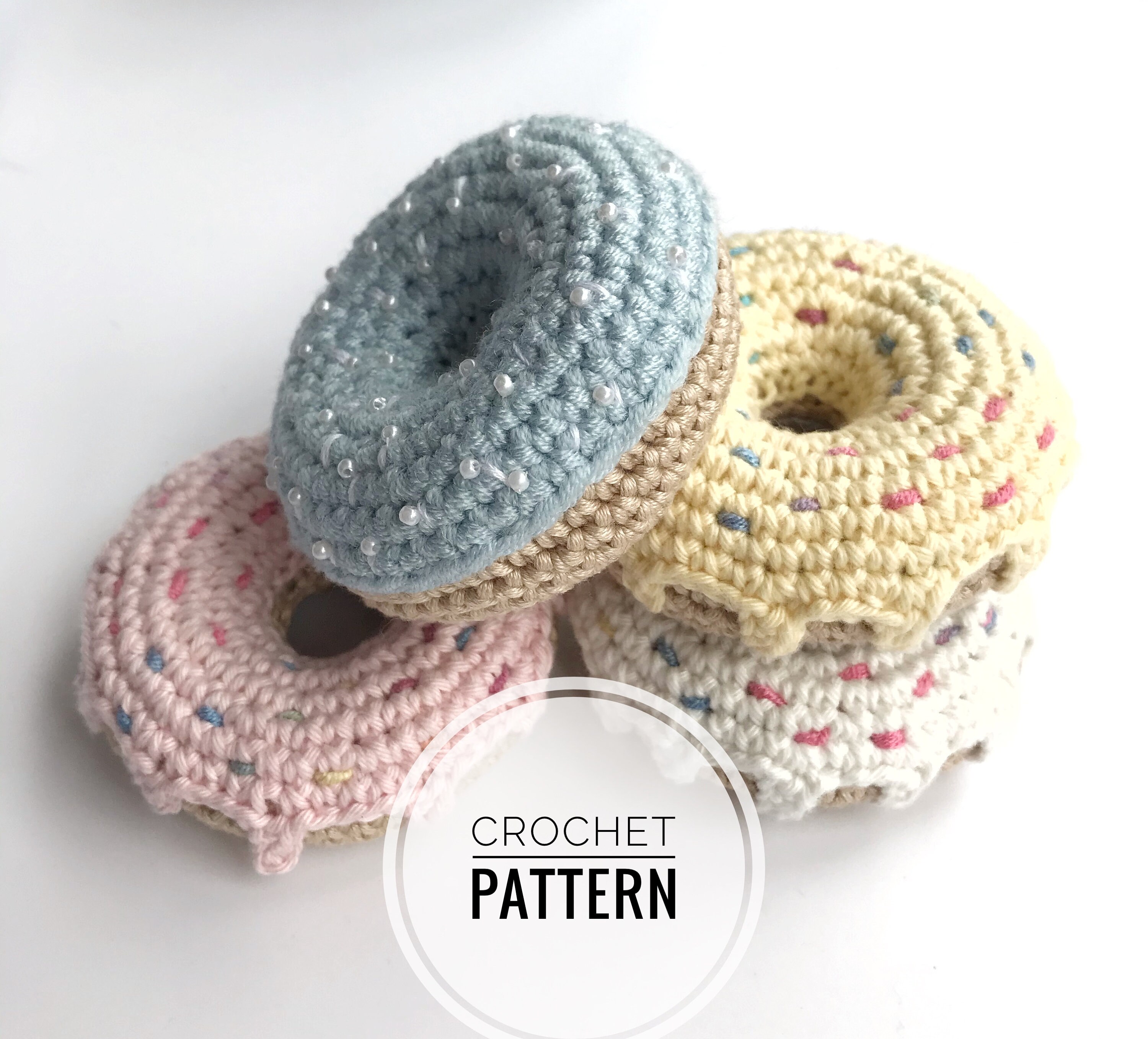 Crochet Donut Pattern PDF UK Terminology English - Etsy