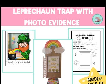 How to Catch a Leprechaun Trap Printable Activity | St. Patrick’s Day ...