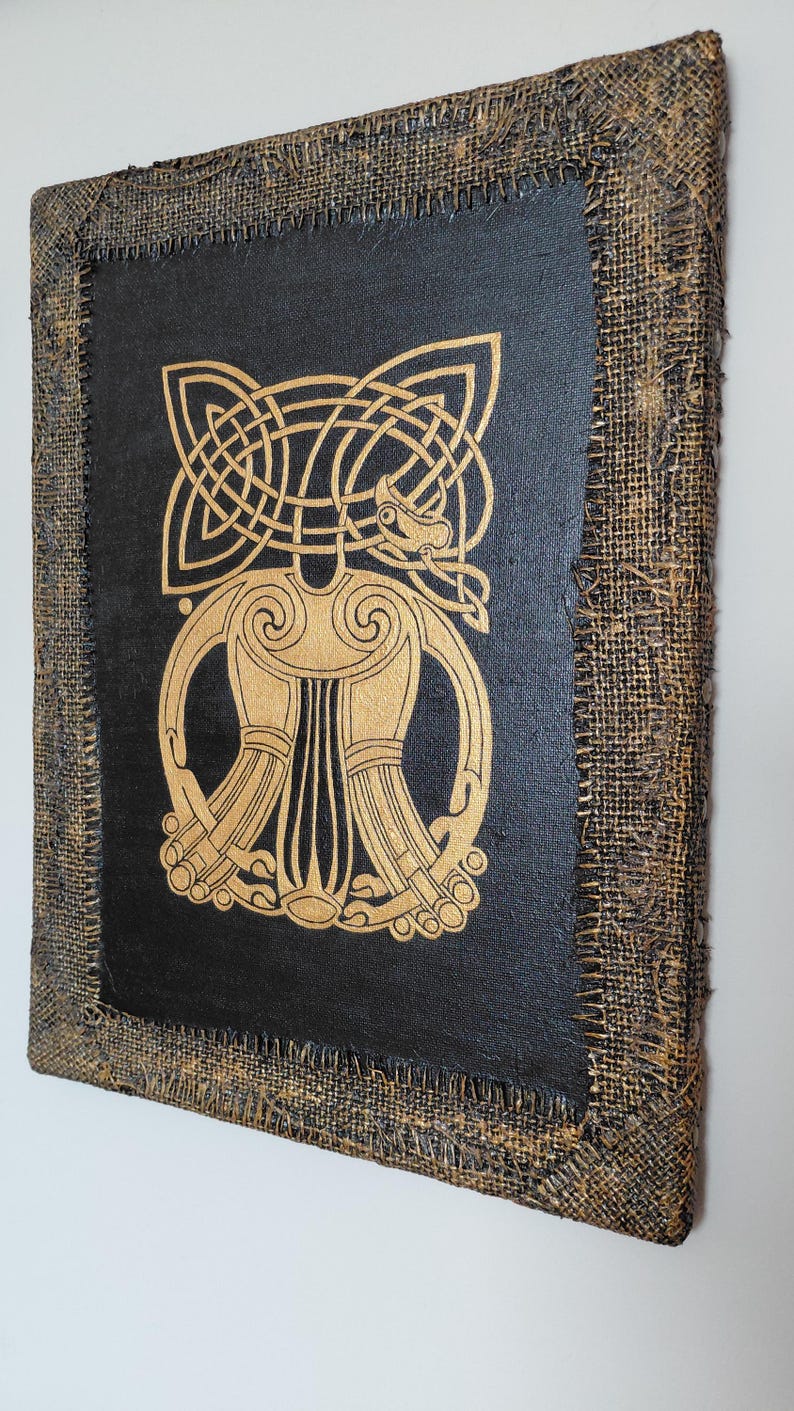 Acrylic Drawing Celtic Symbol. Size: 41x31x2cm - Etsy