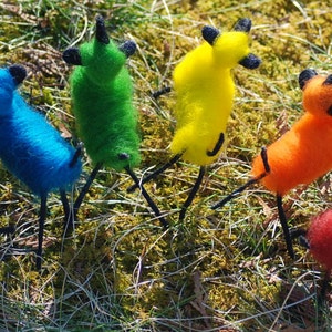 Felted Sheep Rainbow Flock of Many Colors Pick Your Color - Etsy