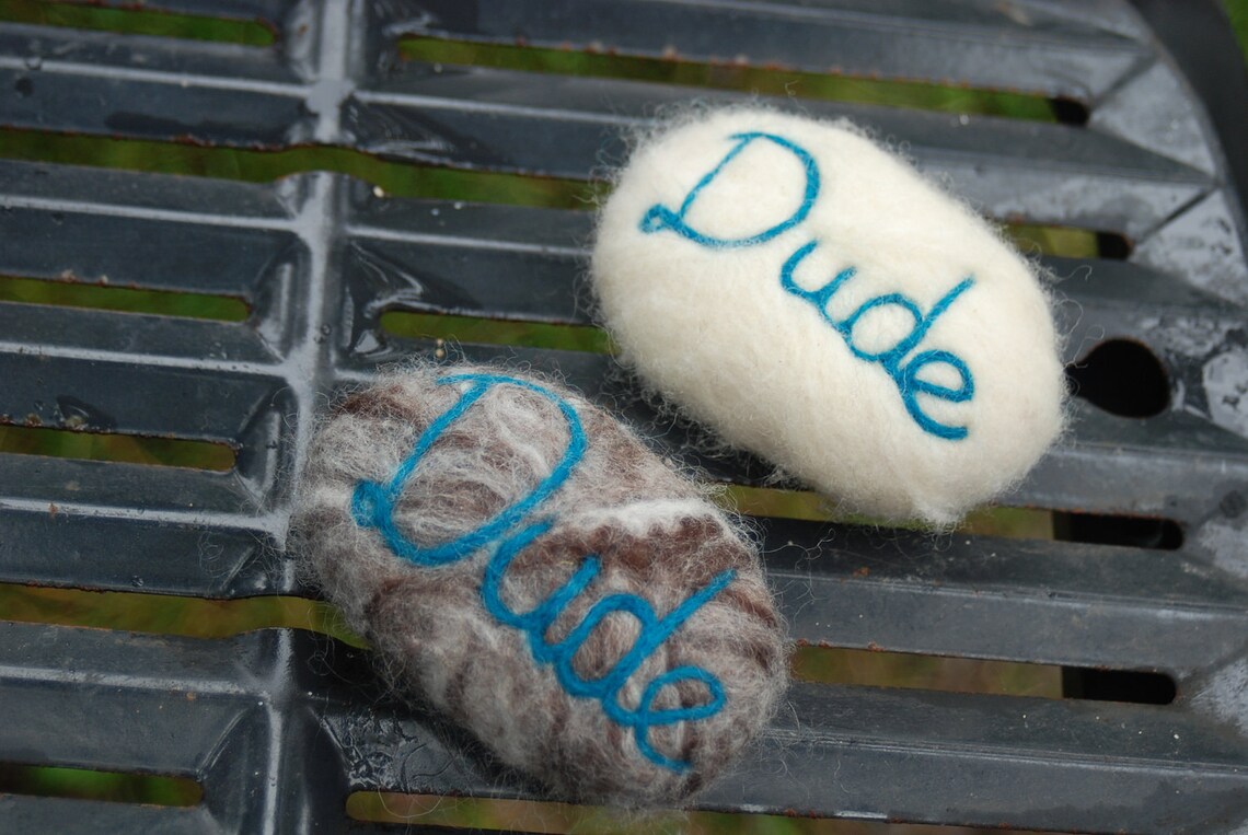 Gift for Men Felted Soap Dude Bar Fathers Day Gift - Etsy