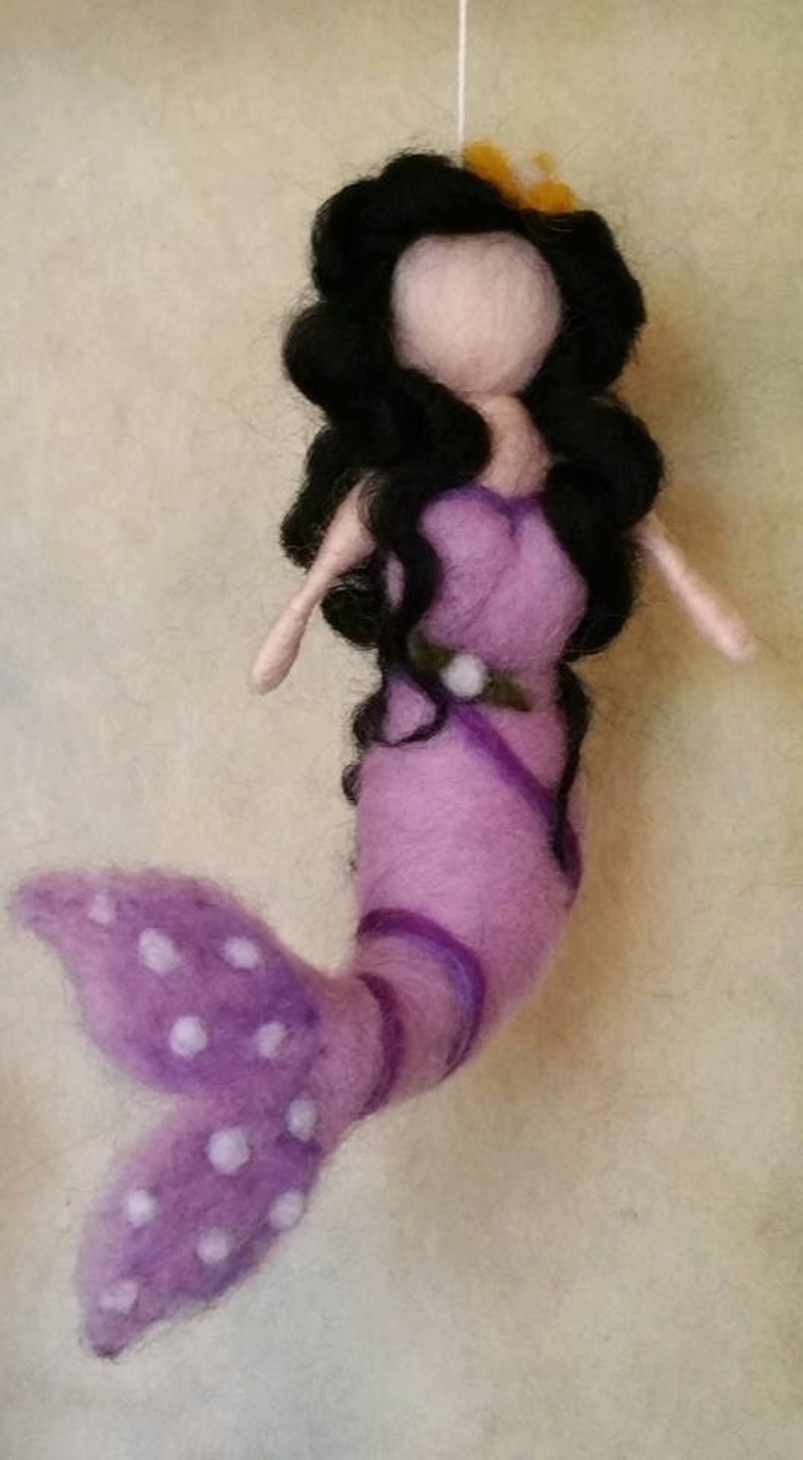Mermaid Mobile 5 Mermaids of the Sea Beautiful Long Hair. - Etsy