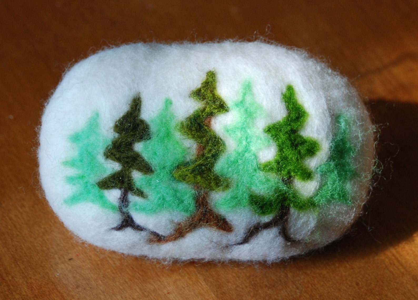 Felted Soap Pine Forrest Alpine Pine Trees. Christmas Gift - Etsy