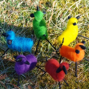 Felted Sheep Rainbow Flock of Many Colors Pick Your Color - Etsy