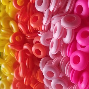 5 Colored Grommets for DIY Mason Jar Cups, Tumblers, Silicone Grommets ...