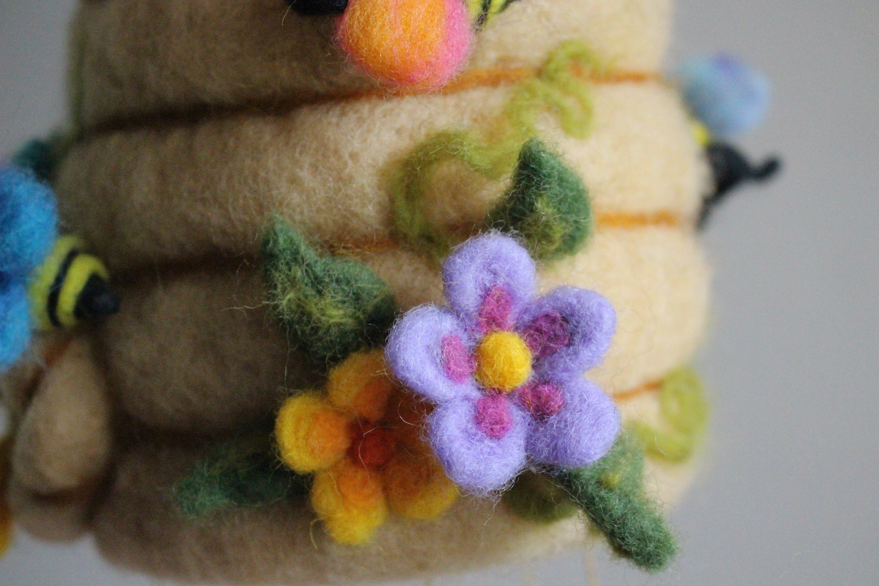 Bee Hive Mobile gefilzt Gefilzte Bienen Honigbienen mit | Etsy