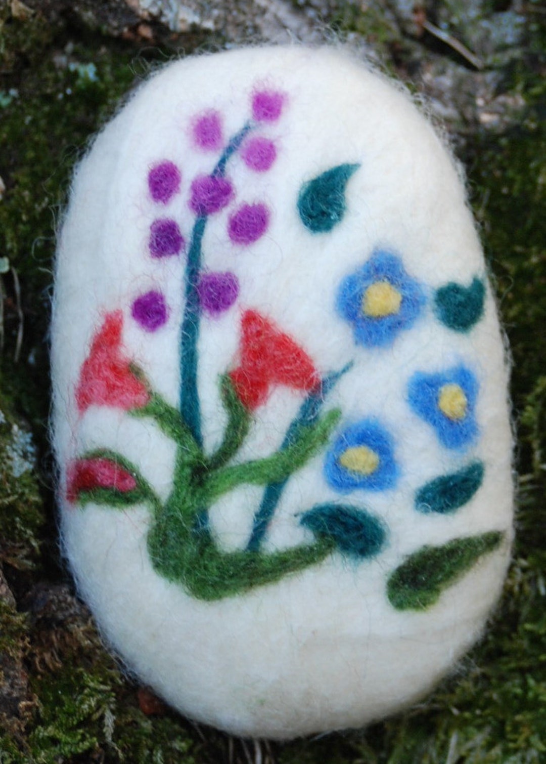 Felted Soap Merino Wool Spring Bouquet. Handmade. Flowers. - Etsy