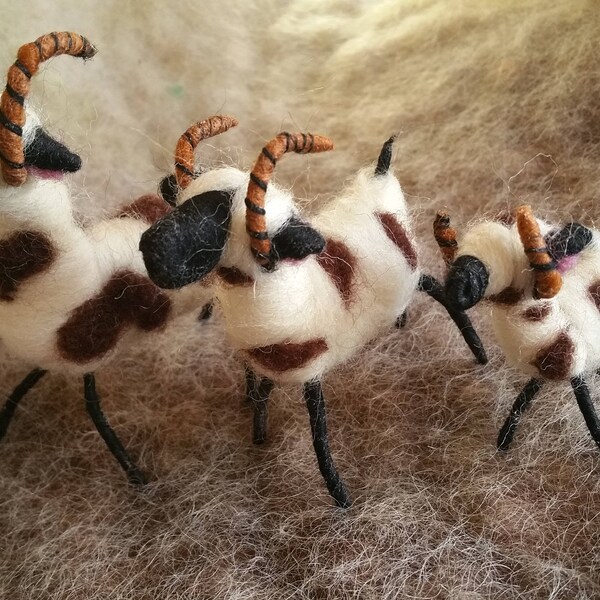 Needle Felted Goat - Etsy