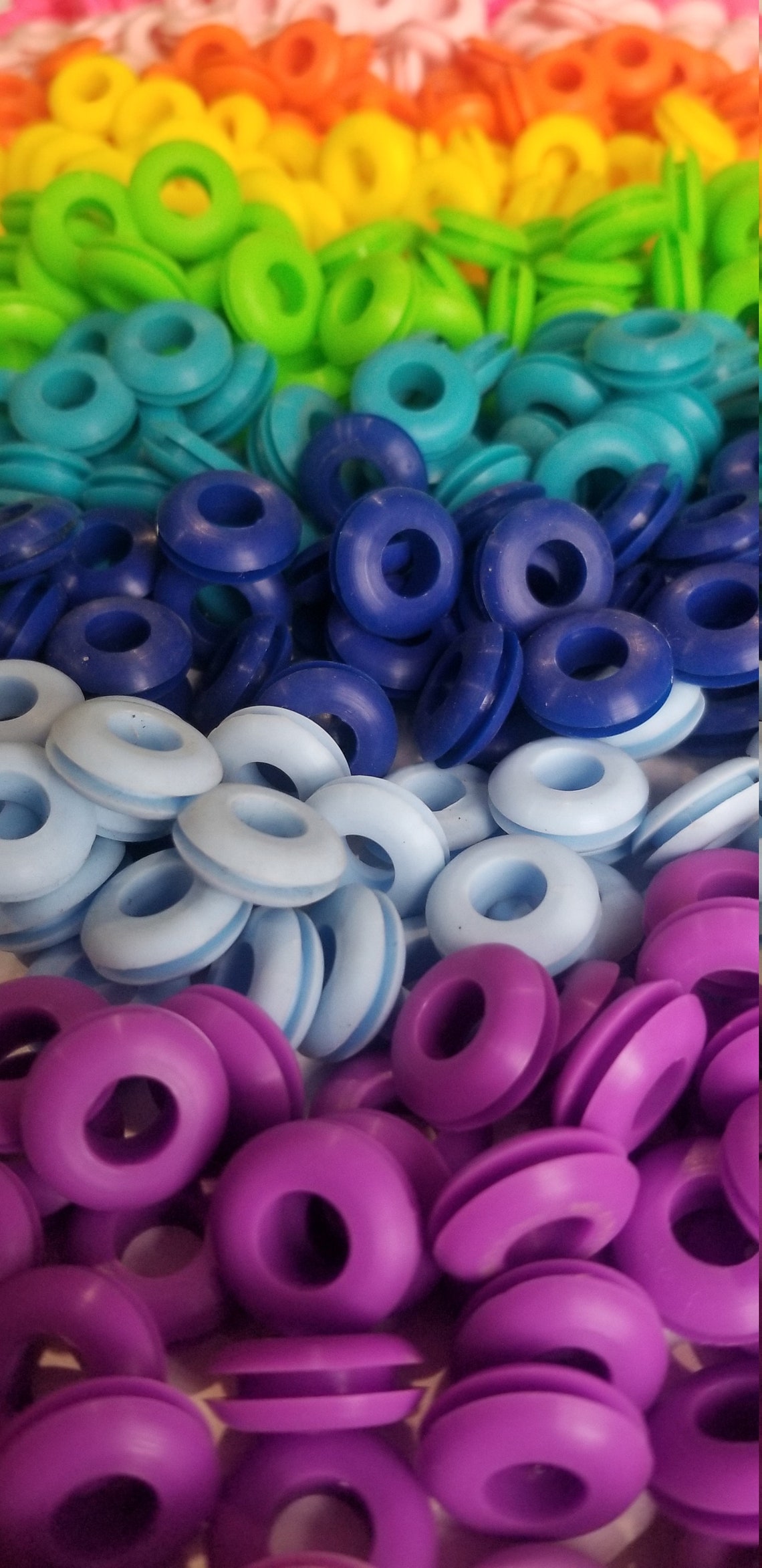 5 Colored Grommets for DIY Mason Jar Cups Tumblers Silicone | Etsy