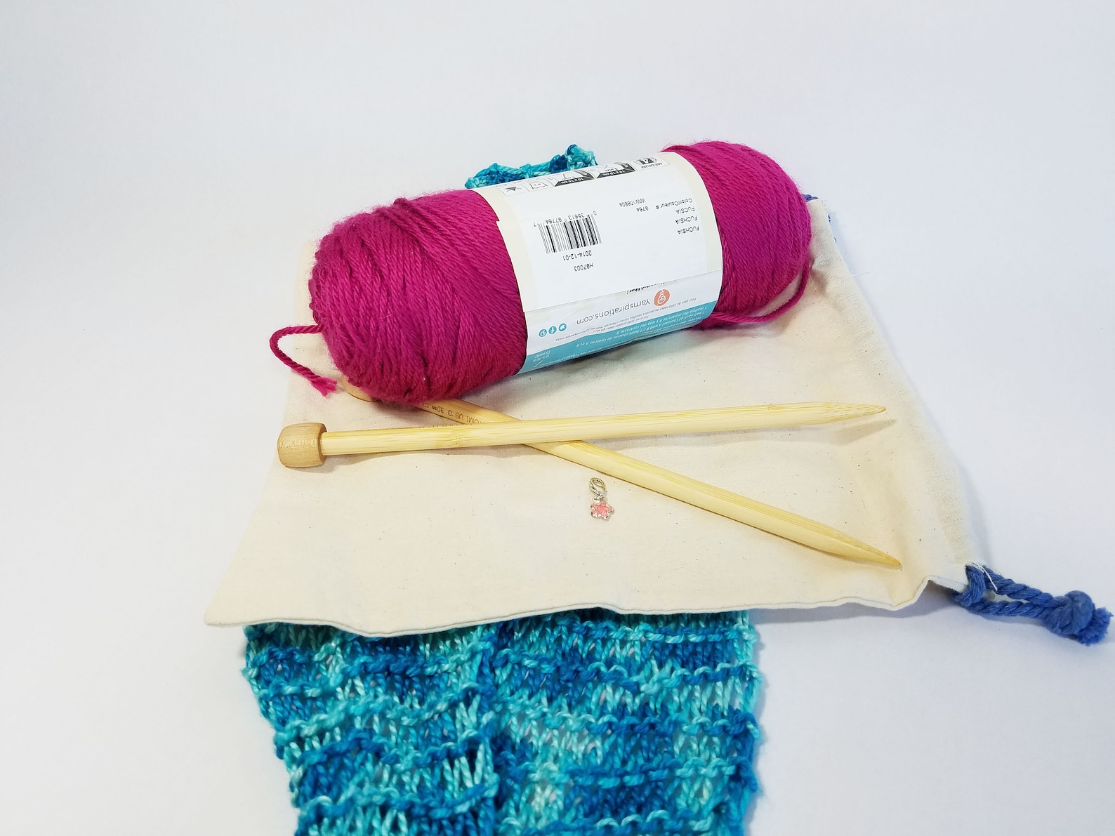 Skinny Scarf Knitting Kit DIY Kit Perfect for Beginners - Etsy