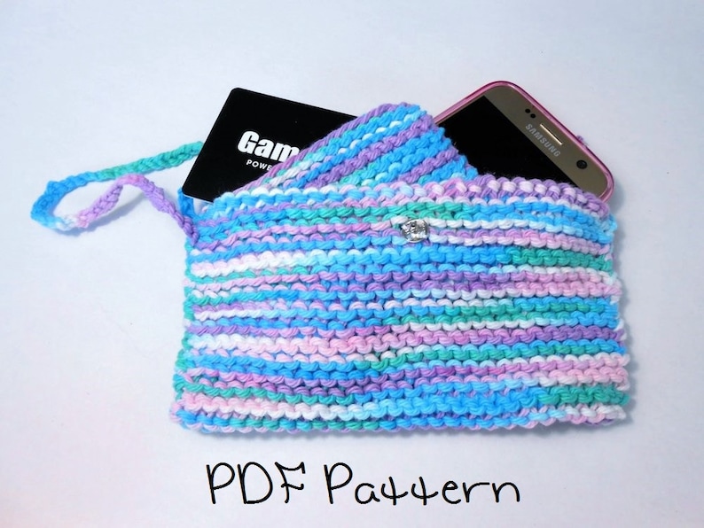 Clutch Knitting Pattern Quick Purse Pattern - Etsy