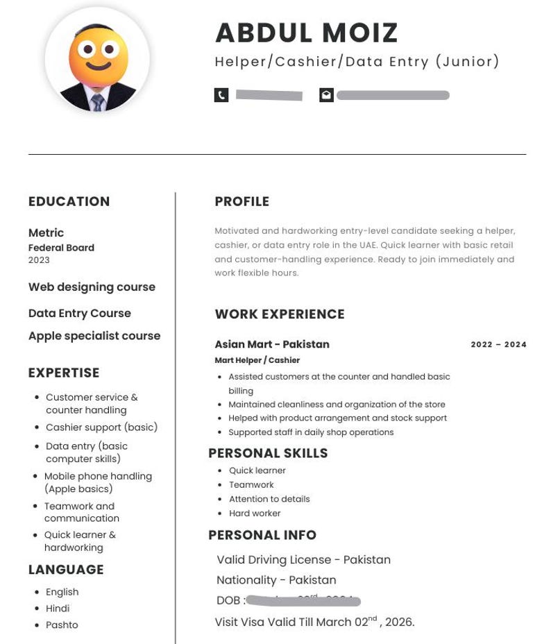 ATS Resume Template Canva Editable | Modern CV Design (PDF Download) - Etsy