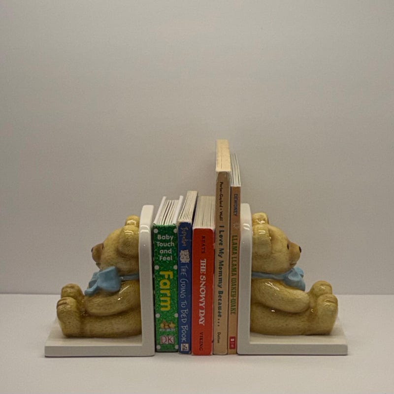 Teddy Bear Vintage Bookends - Etsy