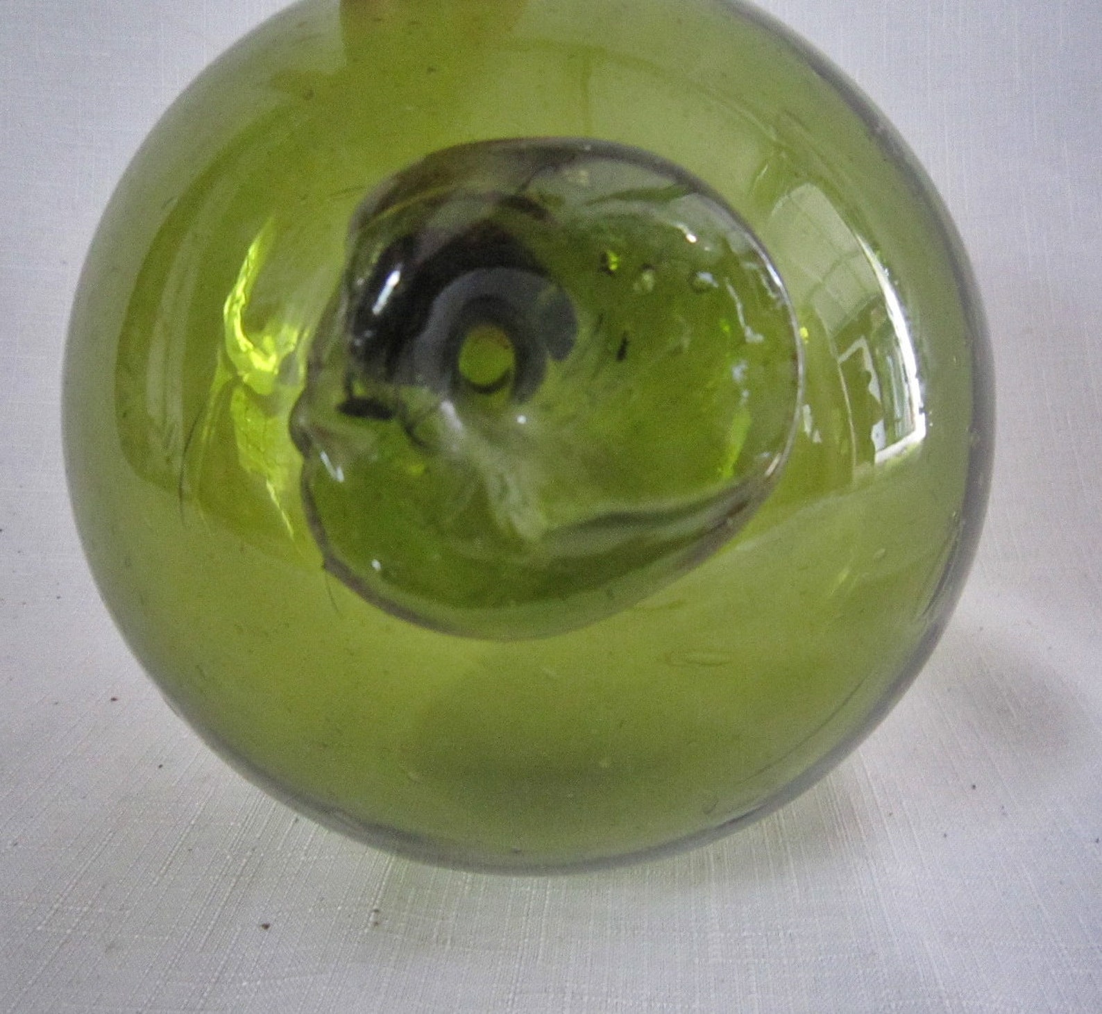 Large Antique Glass Fishing Float - Etsy