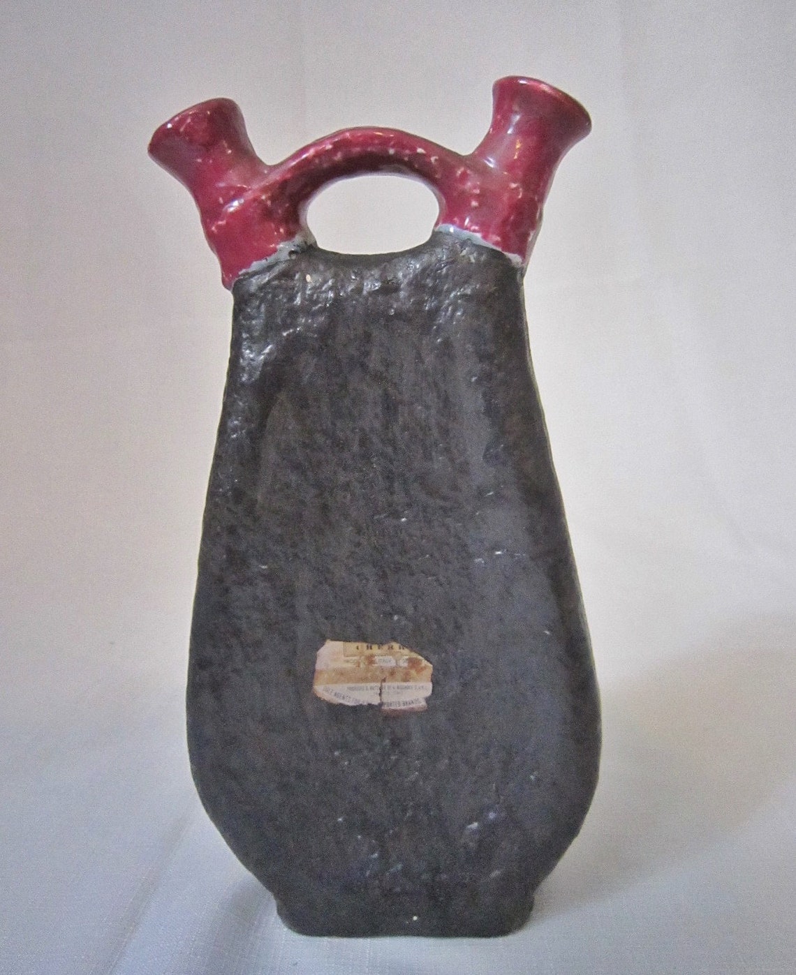 Vintage Italian Art Pottery Decanter - Etsy