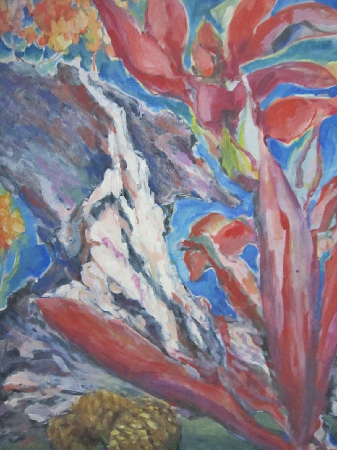 Abstract Painting, Bird of Paradise - Etsy