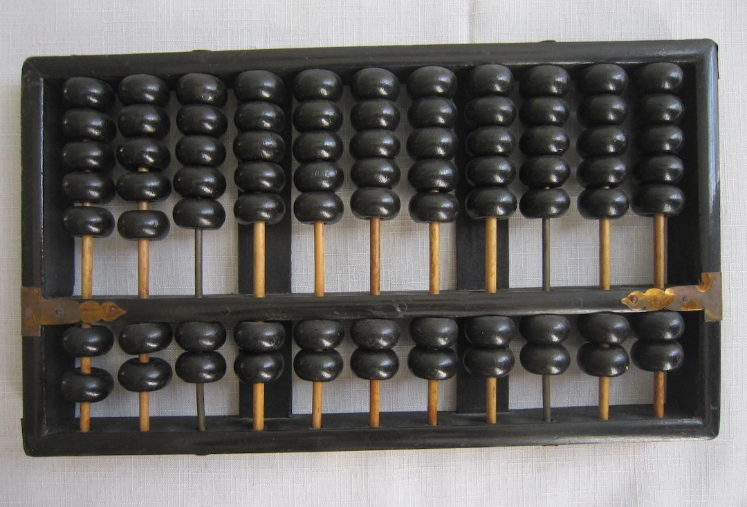 Vintage Wooden Chinese Abacus - Etsy