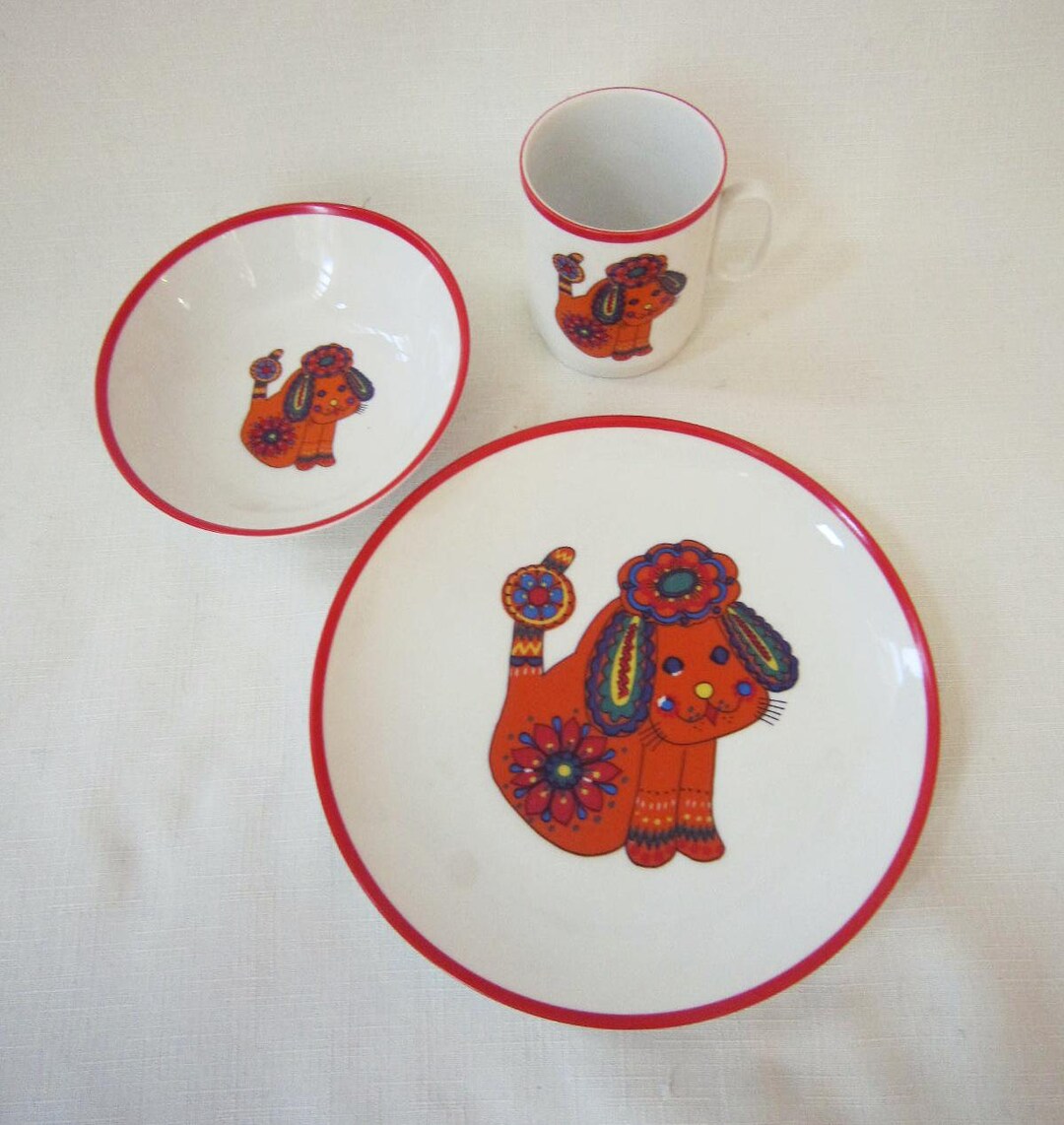Vintage A.K. Kaiser Childs Children China Set - Etsy