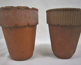 Vintage Clay Pots - Etsy