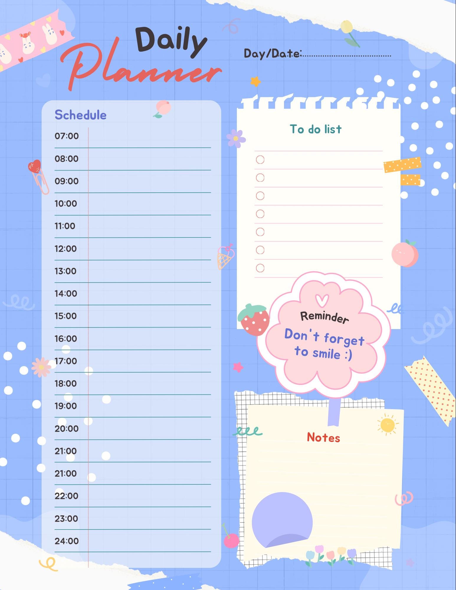 Student Planner | Printable PDF - Etsy