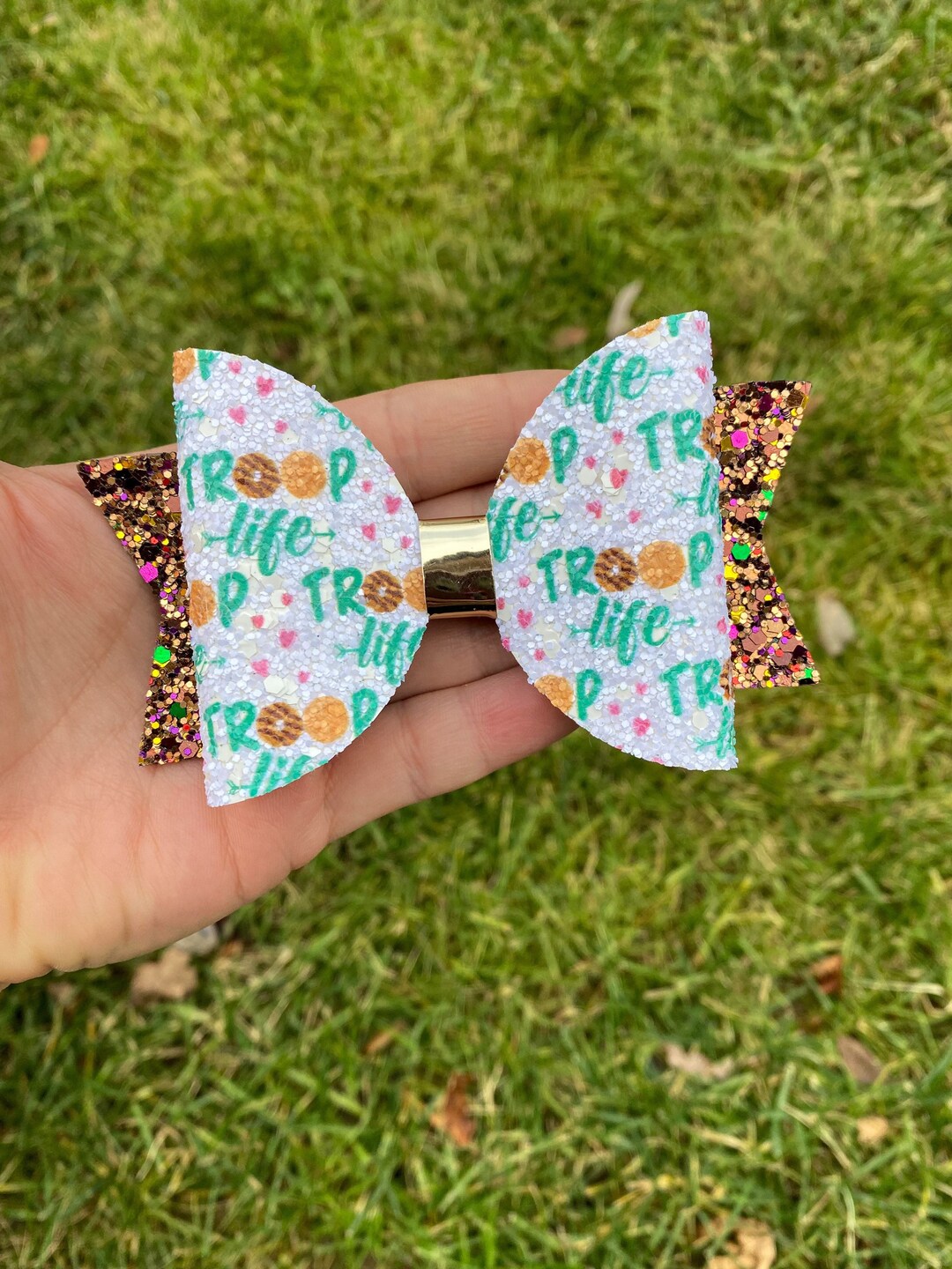 Girl Scout Bow, Girl Scout Headband, Girl Scout Gifts for Girls, Cookie ...