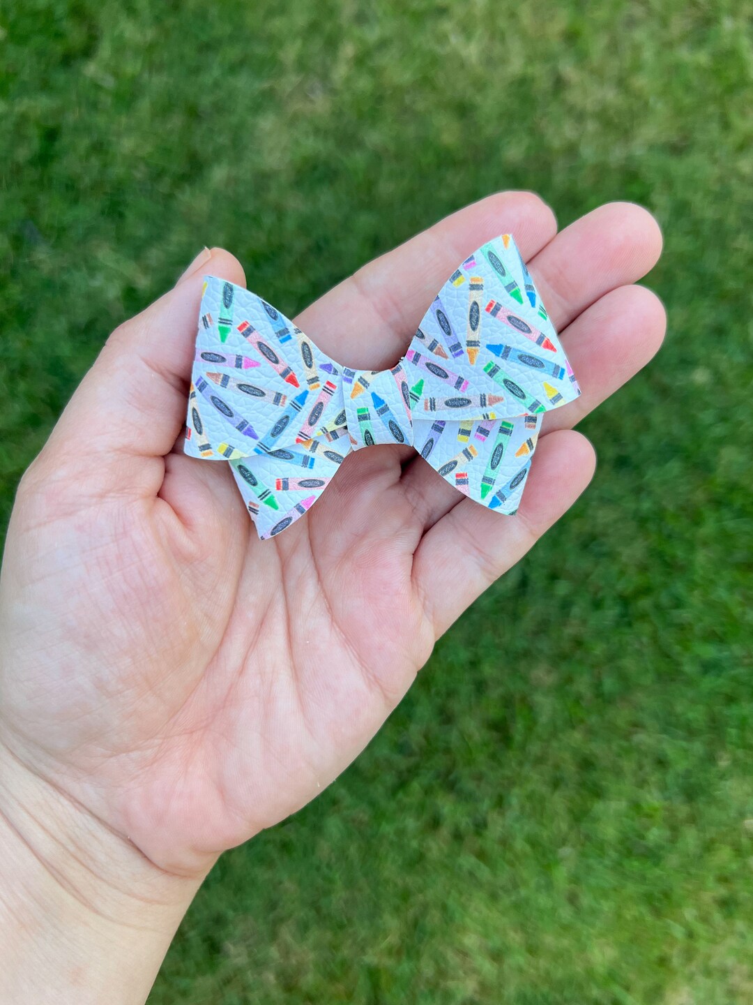 Crayon Bow, Crayon Hair Bow, Kindergarten Bow, 1st Grade Bow, Prek Hair ...