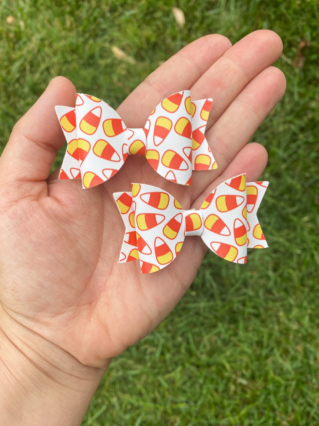 Halloween Piggie Bows, Pigtail Bows, Pigtail Bow Set, Gift for Toddler ...