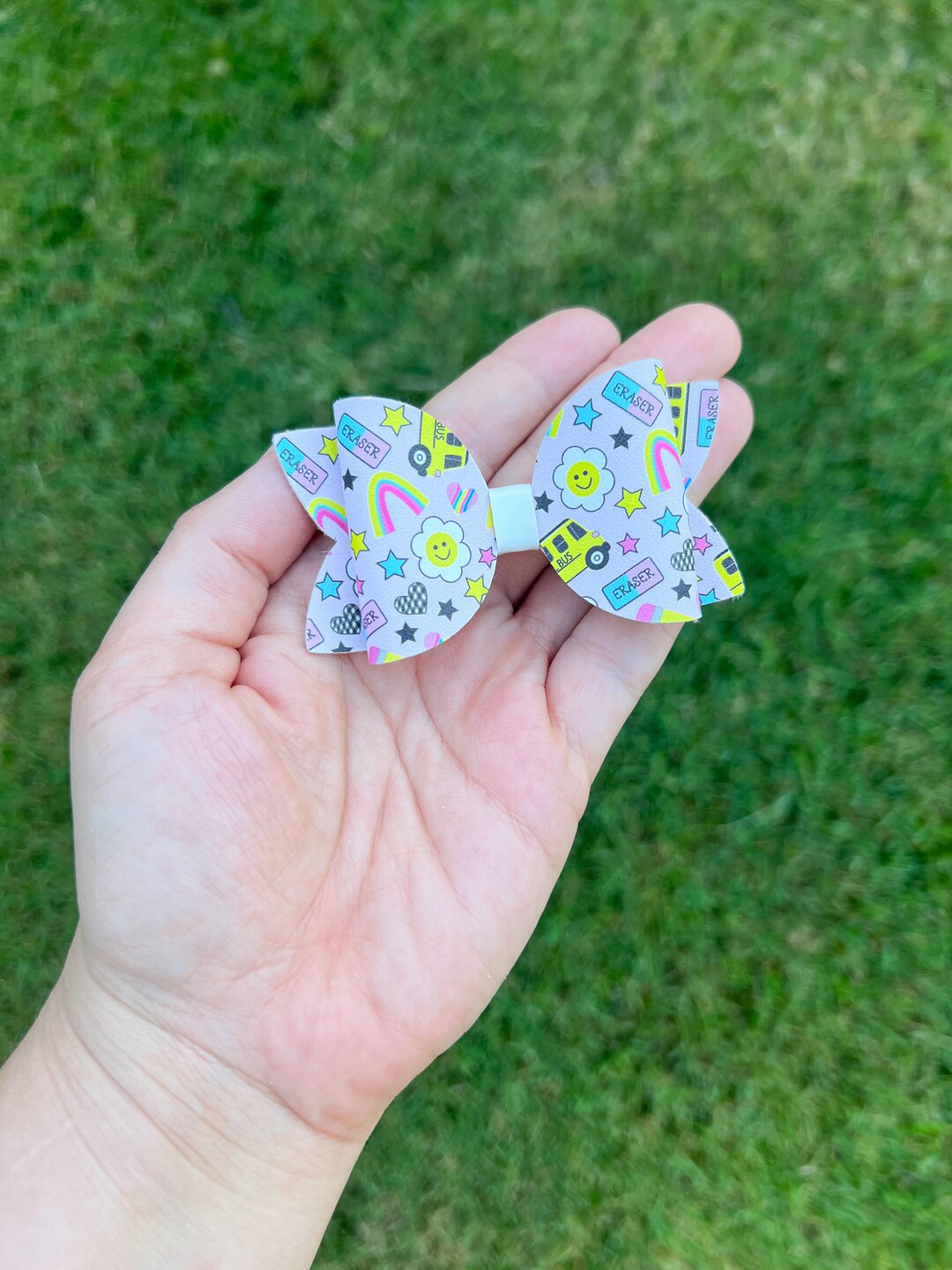 Kindergarten Bow, 1st Grade Bow, Prek Hair Bows, Back to School Hair ...