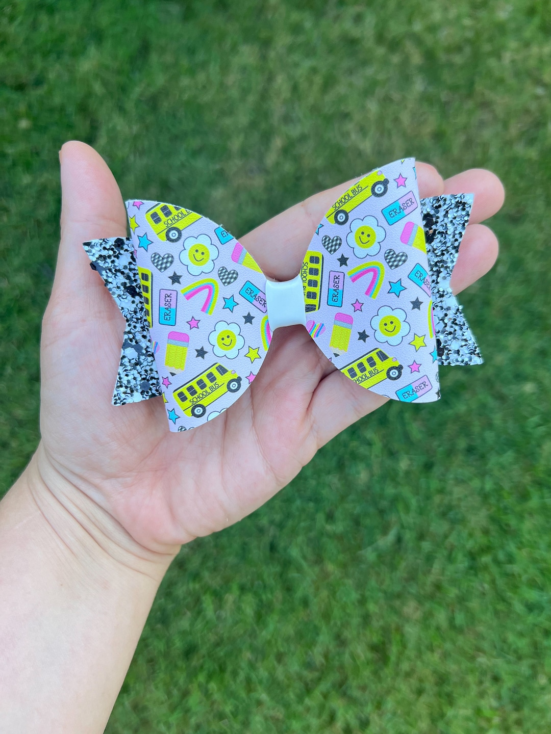 Kindergarten Bow, 1st Grade Bow, Prek Hair Bows, Back to School Hair ...