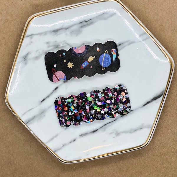 Space Hair Clip - Etsy