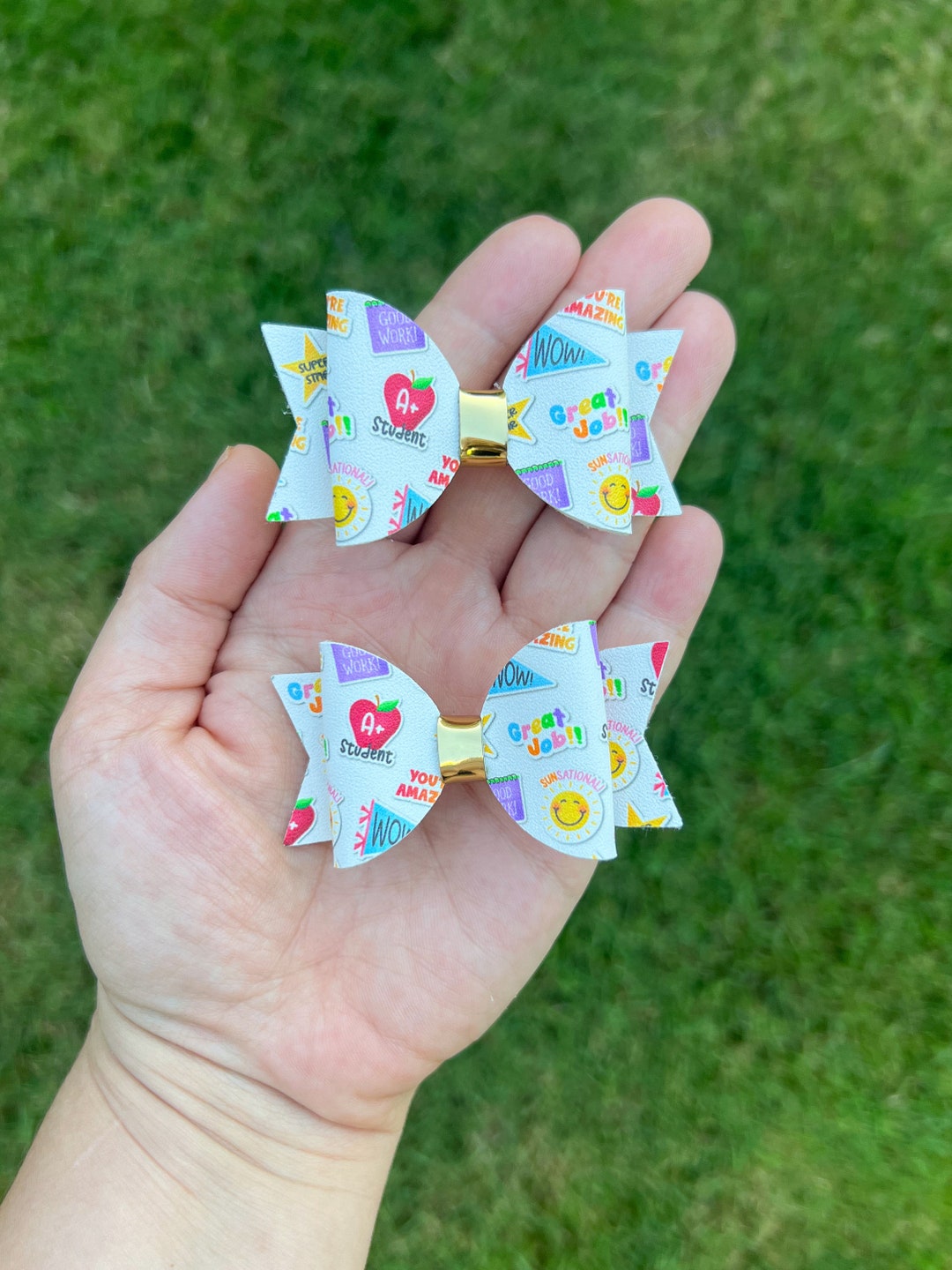 Kindergarten Bow, 1st Grade Bow, Prek Hair Bows, Back to School Hair ...