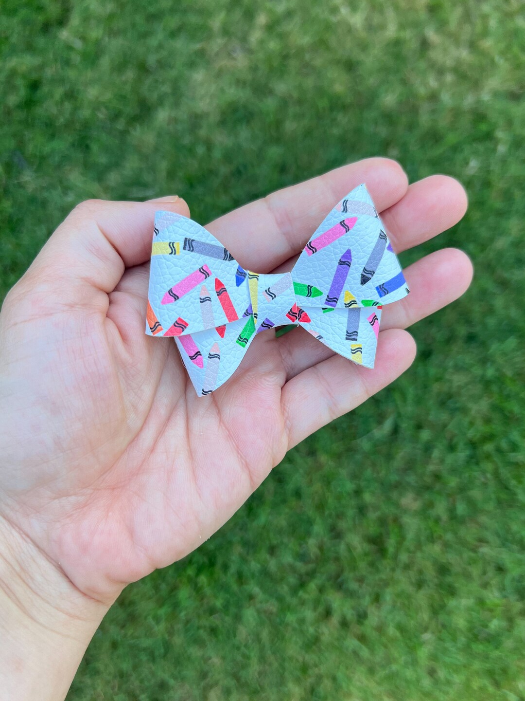Crayon Bow, Crayon Hair Bow, Kindergarten Bow, 1st Grade Bow, Prek Hair ...