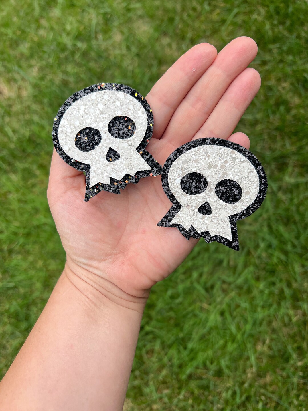 Skull Hair Clip Halloween Hair Clip for Girls Skull Hair - Etsy