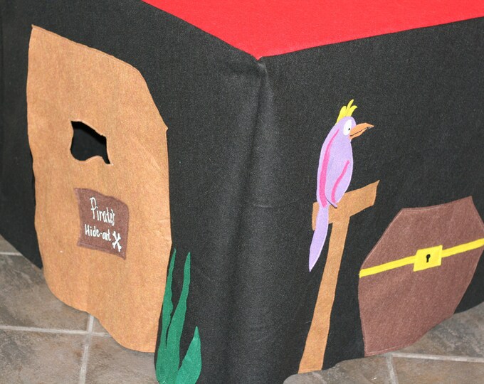 Pirates Lair Felt Card Table Fort - Etsy