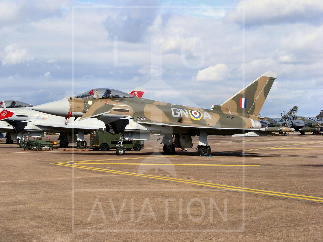 Eurofighter Typhoon "gina" RAF Fighter Jet Print, Canvas & More ...