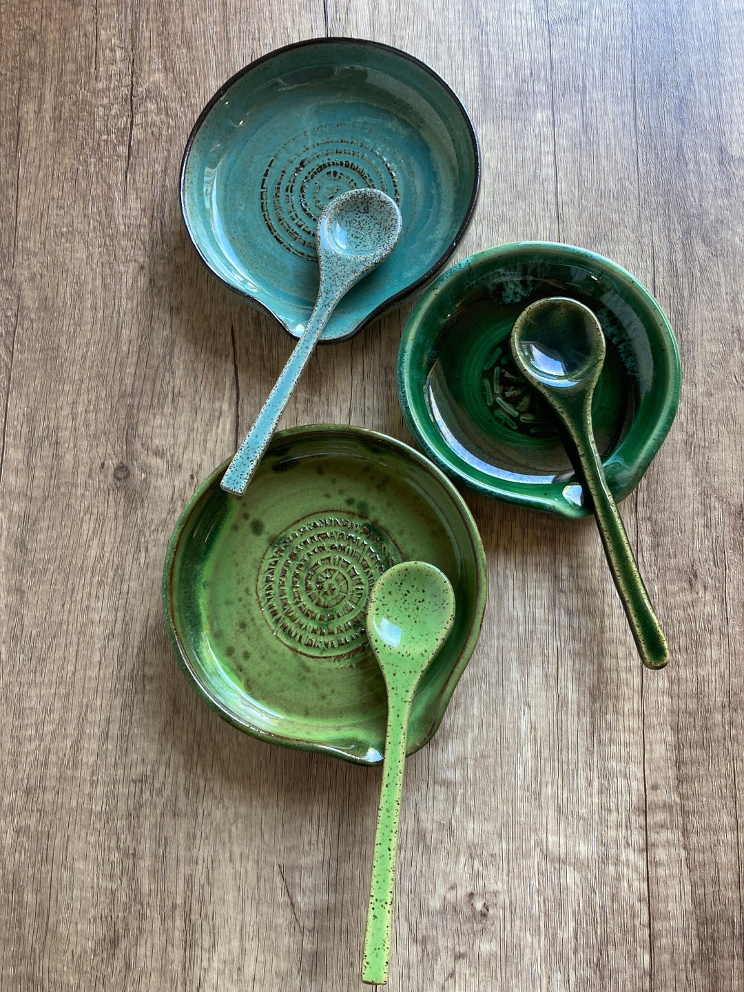 Stoneware Spoon Rests - Etsy