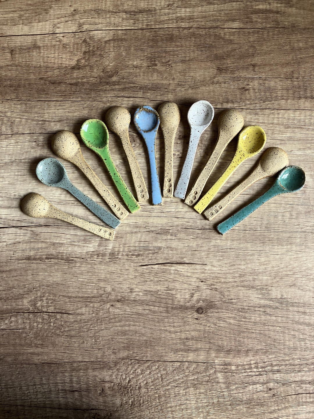 Mini Ceramic Spoons - Etsy