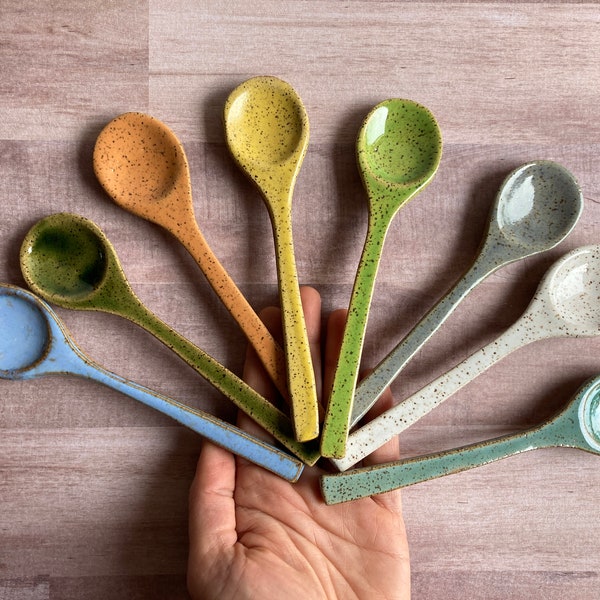 Ceramic Measuring Spoons - Etsy