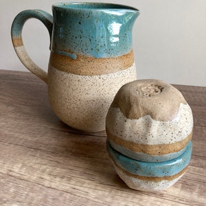 Sand Dunes Pitcher and Pinch Pot Set - Etsy