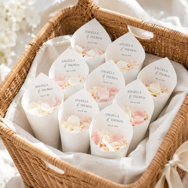 Boho Confetti Cones - Etsy UK