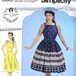 Simplicity Pattern #8873~patterns by Gertie Misses' Dress~camistyle ...