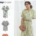 1992 New VOGUE ULTRAEZ PATTERN 8365 Size 8-12 Misses Dress Asymetrical ...