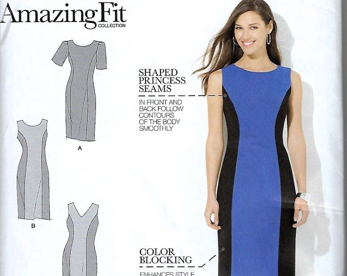 Simplicity Pattern #1586~ Misses' & Plus Size Amazing Fit Dress~ Womens ...