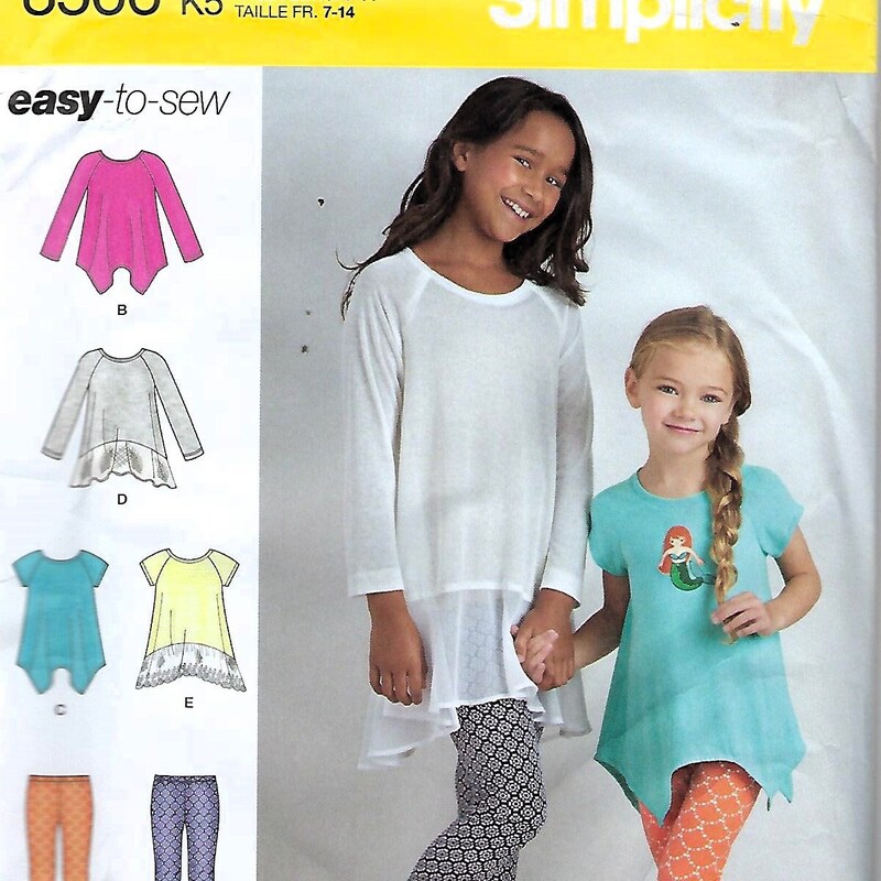 Girls Tunic Pattern - Etsy