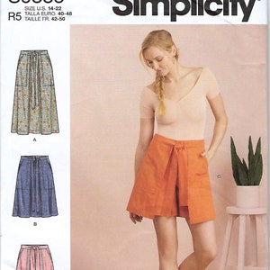 Simplicity Pattern #9335~misses Skirts and Skort~misses Sz 6-14 ~uncut ...